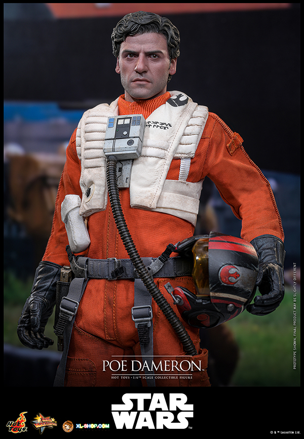 Hot Toys - MMS806 - Star Wars: The Force Awakens - 1/6th scale Poe ...