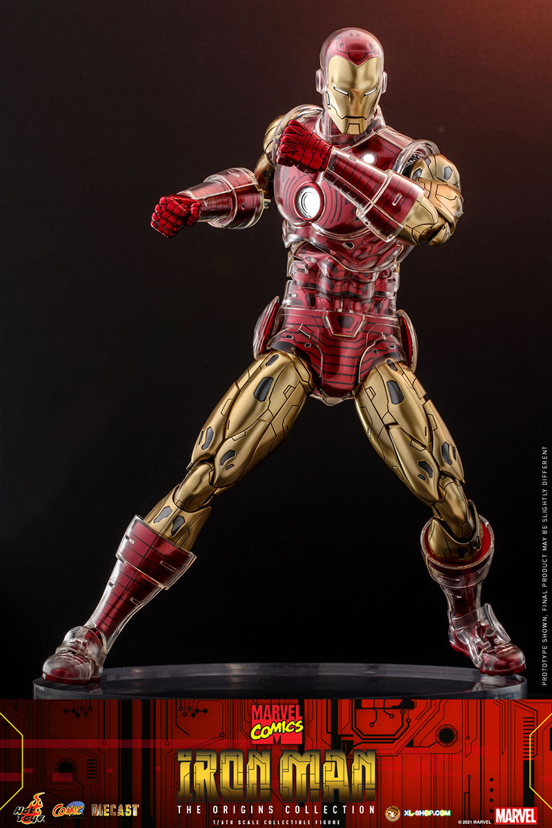 Hot Toys - CMS07D37 - Marvel Comics - 1/6th scale Iron Man Collectible ...