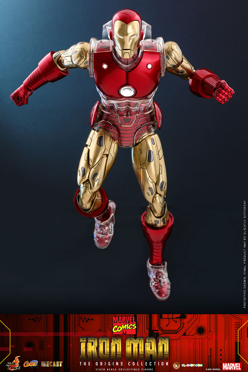 Hot Toys - CMS07D37 - Marvel Comics - 1/6th scale Iron Man Collectible ...