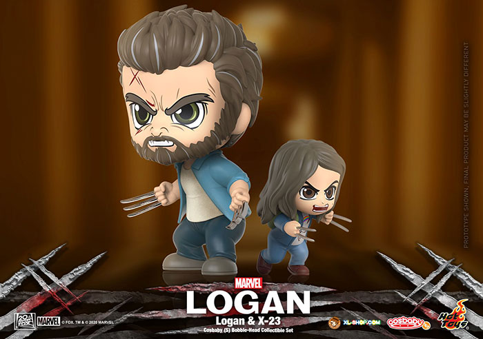 Hot Toys - COSB792 - Logan - Logan & X-23 Cosbaby (S) Bobble-Head ...