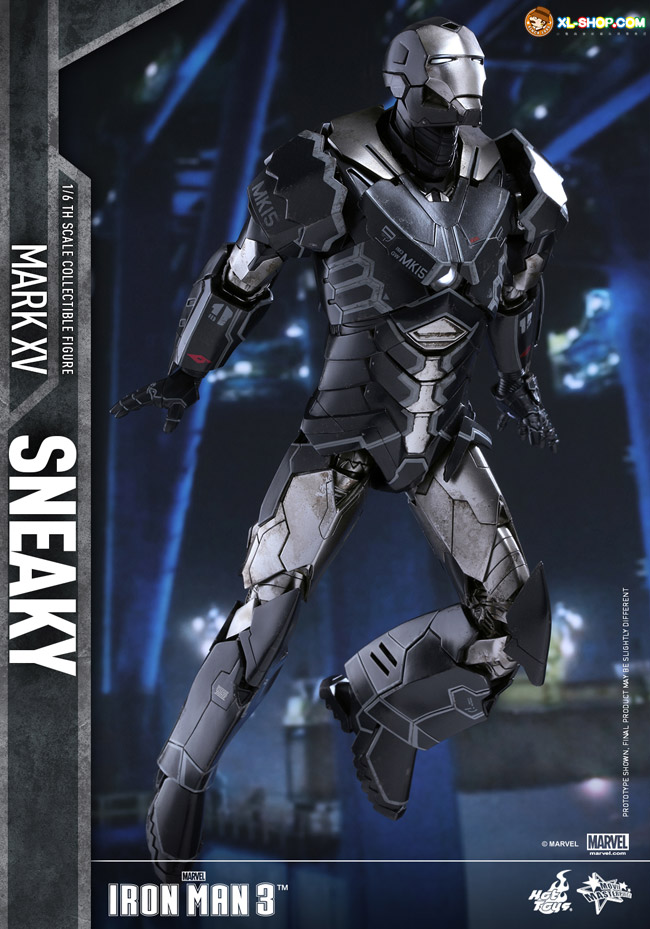 Hot Toys - MMS348 - Iron Man 3 - 1/6th scale Sneaky (Mark XV ...
