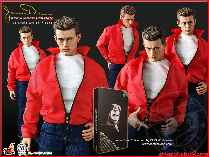 Hot Toys - M icon Series 07 - James Dean (Red Jacket Ver.) 12'' Action Figure