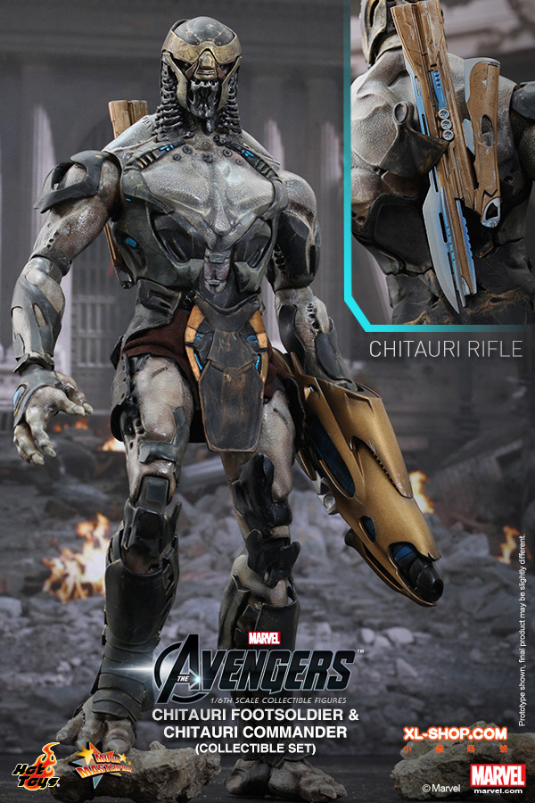 Hot Toys - MMS228 - The Avengers: 1/6th scale Chitauri Footsoldier and ...