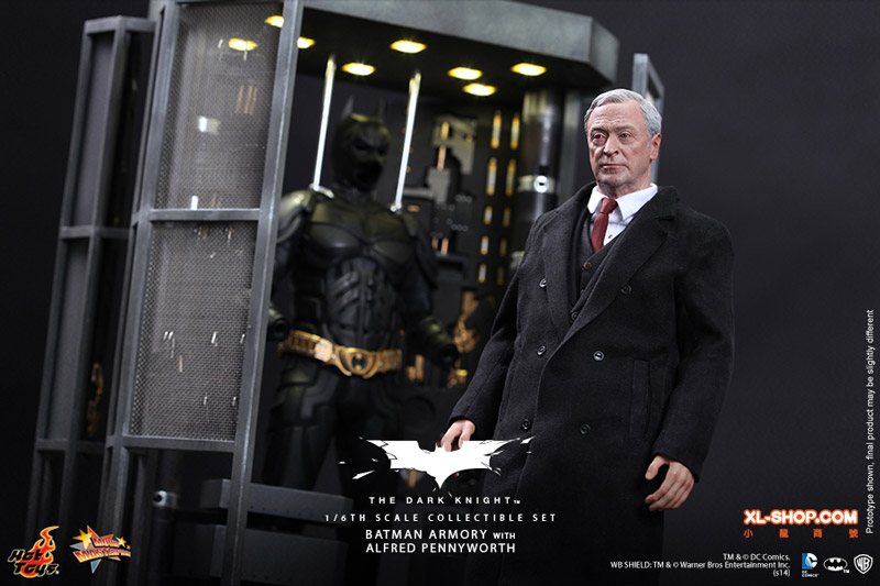 Hot Toys MMS235 The Dark Knight 1 6th scale Batman Armory with Alfred Pennyworth Collectible Set