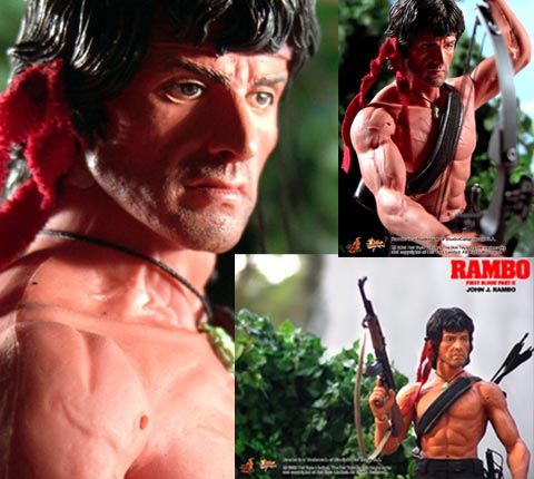 Hot Toys Movie Masterpiece FIRST BLOOD II - RAMBO action figure