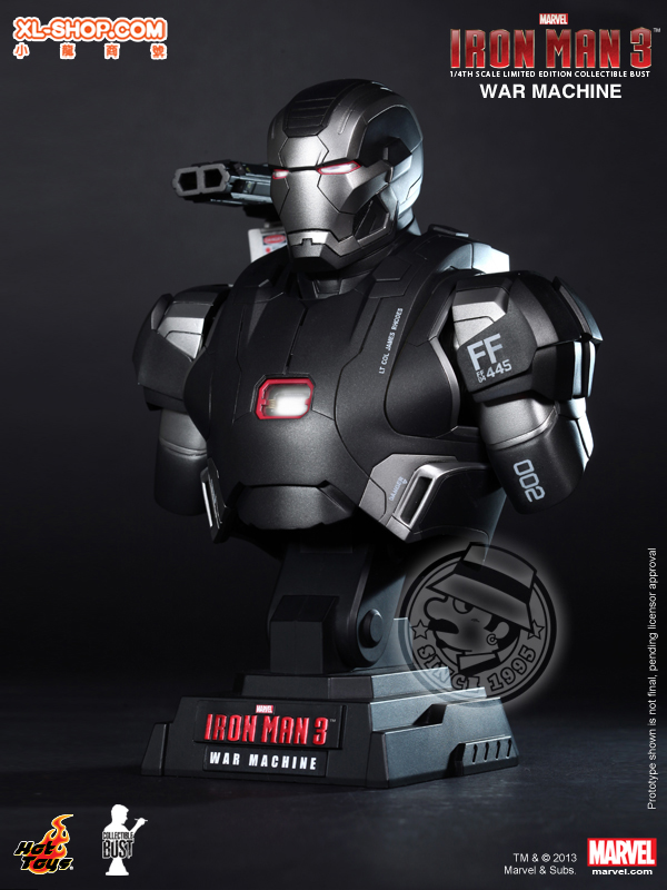 Hot Toys - HTB10 - Iron Man 3: 1/4th scale War Machine Limited Edition ...