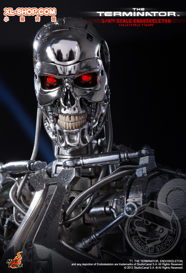 Hot Toys - QS002 - The Terminator: 1/4th scale Endoskeleton Collectible ...