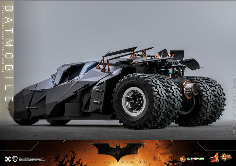 Hot Toys - MMS596 - Batman Begins - 1/6th scale Batmobile Collectible ...