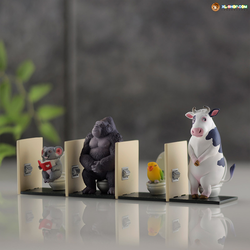 Kaiyodo - Capsule Q Museum - Kunio Sato's Animals - Bathroom Break Vol ...