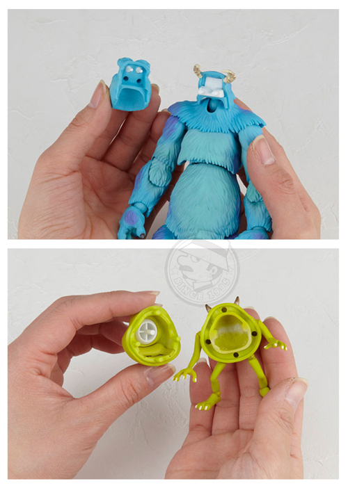 Kaiyodo - Revoltech #028 - Monsters Inc. - Sulley & Mike