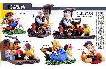 Kaiyodo - Heidi Cheese ALP Candy toys(case of 8)