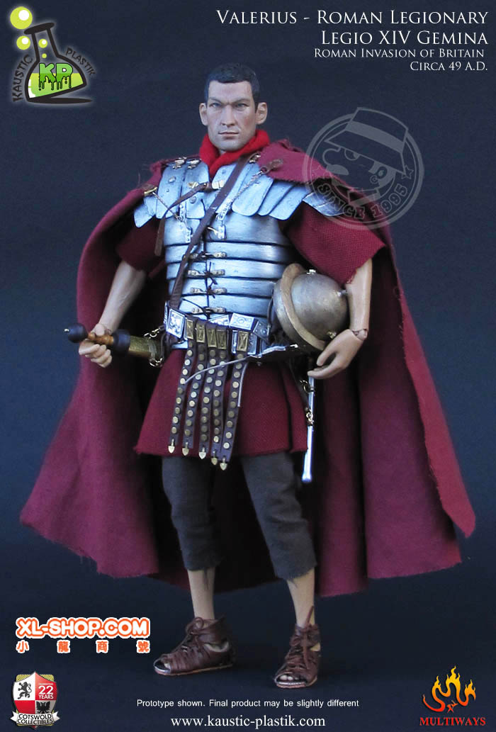 Kaustic Plastik - KP03 - Roman Legionary - Valerius [Legio XIV Gemina]