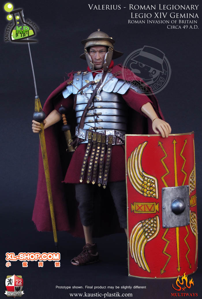 Kaustic Plastik - KP03 - Roman Legionary - Valerius [Legio XIV Gemina]