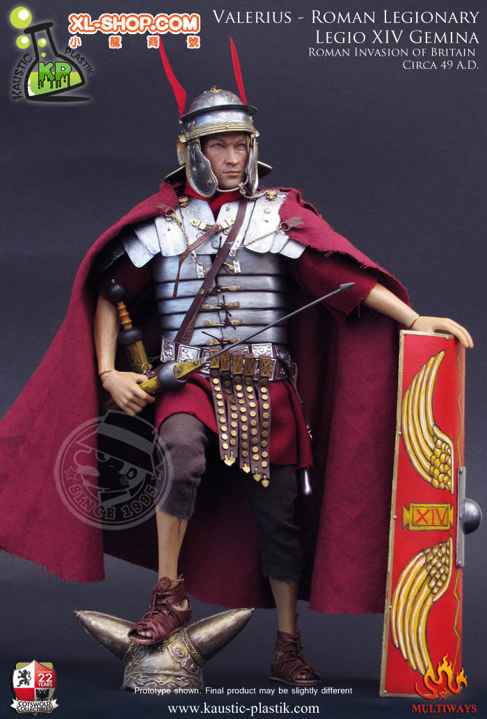 Kaustic Plastik - KP03 - Roman Legionary - Valerius [Legio XIV Gemina]