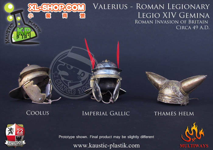 Kaustic Plastik - KP03 - Roman Legionary - Valerius [Legio XIV Gemina]