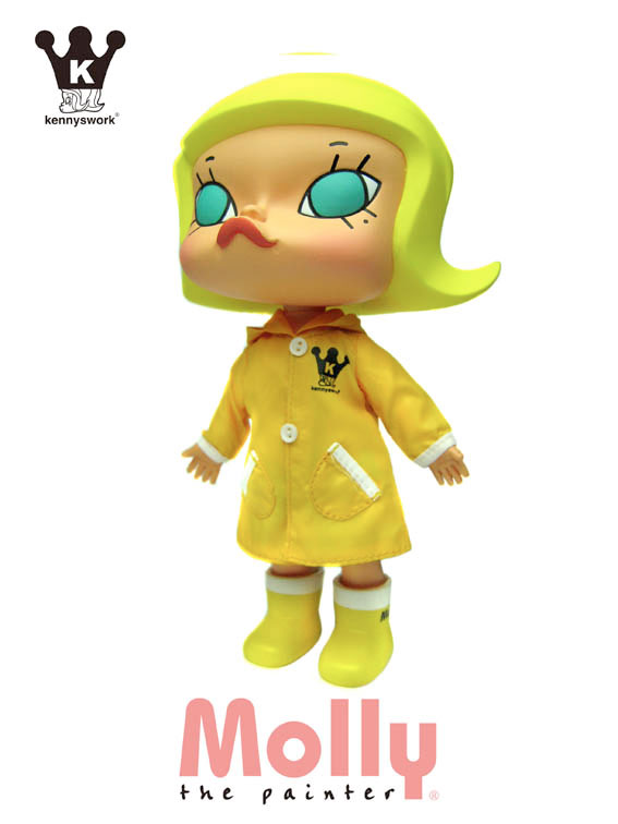 Kennyswork 7inch Friendly Molly Molly In The Rain Vinyl Doll