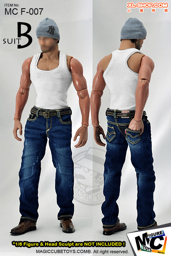 MC Toys - 1 /6 Accessories - Gilet with contrast Trim suit [Set B]