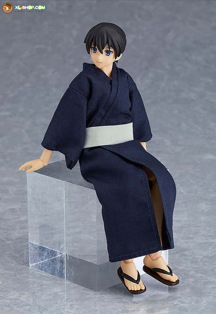 Max Factory - Figma #472 - Styles Male Body (Ryo) with Yukata Outfit