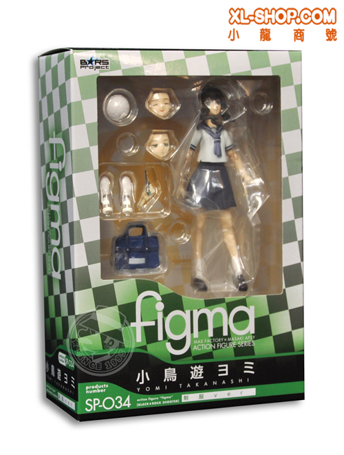 MAX Factory - Figma SP-034 - Black Rock Shooter -Yomi Takanashi School Uniform Ver.