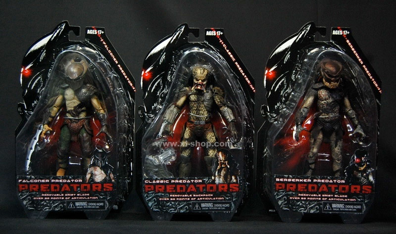 Neca - Predators (Set of 3) 7'' Action Figure
