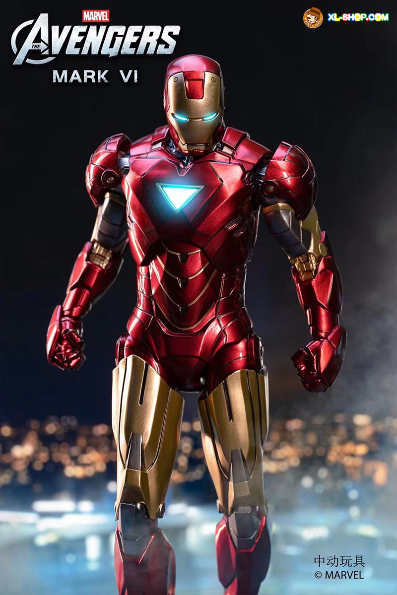 Zhongdong ZD Toys - 1907-06 - 1/10 Iron Man Mark 6 LED