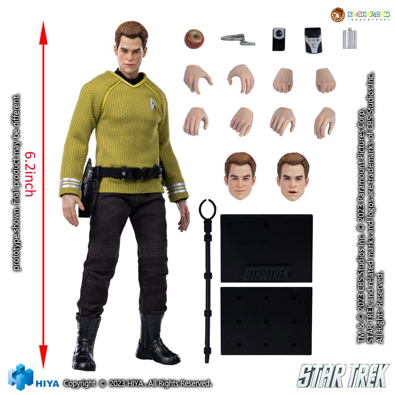 HIYA - ESS0265 - 1/12 Star Trek - Captain Kirk (Ship Q3,2024)