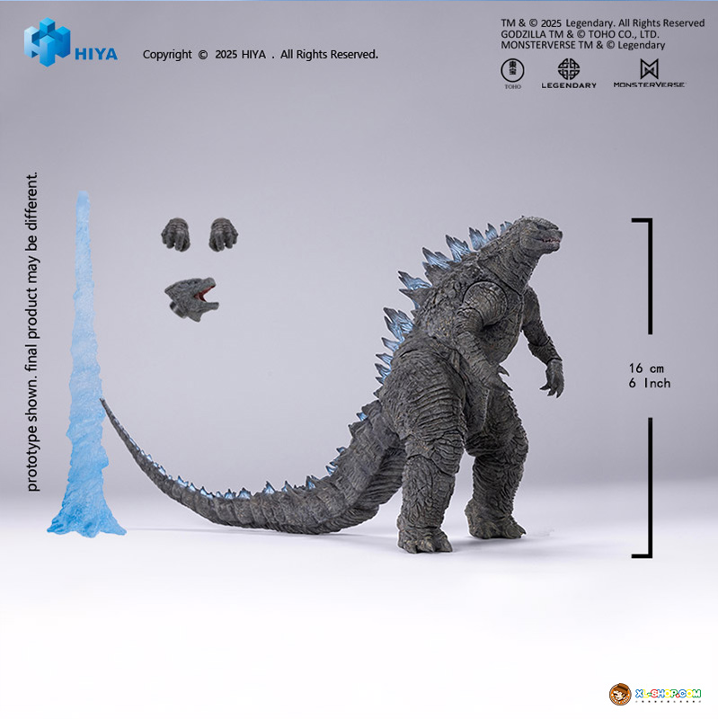 HIYA - EBG0079 - 16cm Godzilla 2014 - Heat Ray Godzilla (Translucent ...