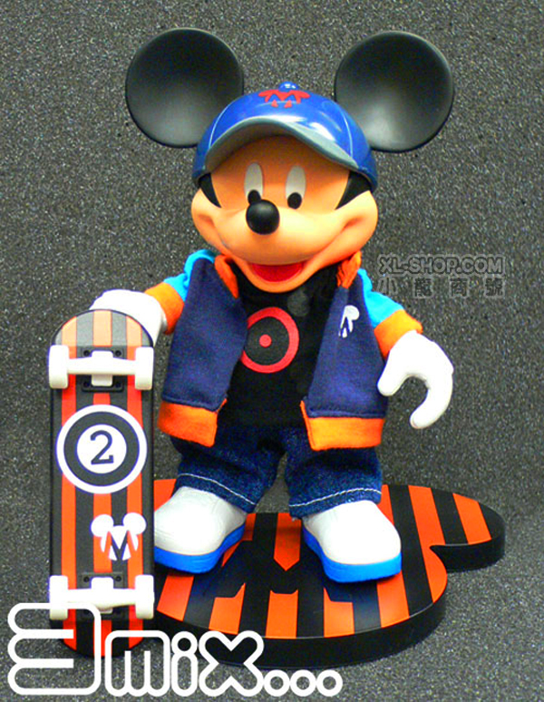 3-mix - Disney - Mickey in Fashion - Skateboard (Set B)