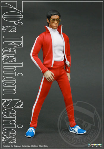 Dr. Figure - 1/6 Scale - 70s Fashion Series - Red Tracksuit