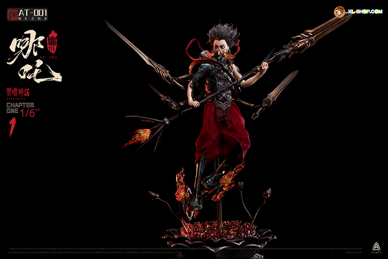 A-toys - AT-0001 - 1/6 Dark Myth Nezha Collectible Figure