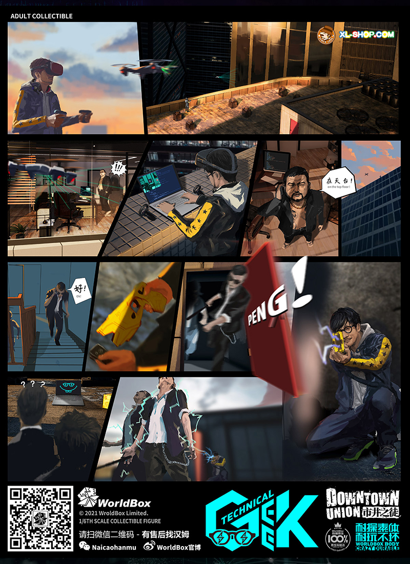 WorldBox - AT035 - 1/6 Technical Geek scale scale Collectible Figure ...