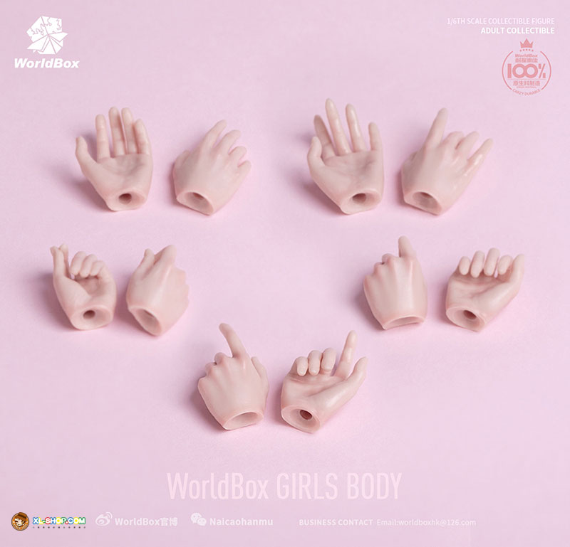 WorldBox - AT202 - 1/6 Female body [Fair color]