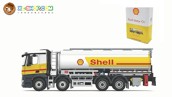 Tiny City - Shell X Tiny Series - MERCEDES-BENZ Antos Shell Oil Tanker ...