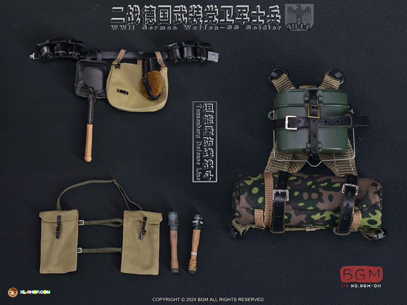 BGM - BGM-011-C - 1/6 WWII German Waffen-SS Soldier Tannenberg Defense ...