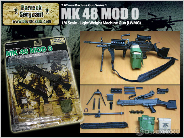 Barrack Sergent - 1/6 Scale - MK 48 MOD 0 - Light Weight Machine Gun