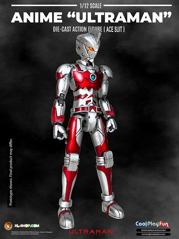 Cool Play Fun - 1/12 Scale Anime ULTRAMAN - Die-cast Action Figure ...