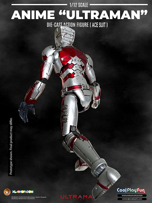 Cool Play Fun - 1/12 Scale Anime ULTRAMAN - Die-cast Action Figure ...