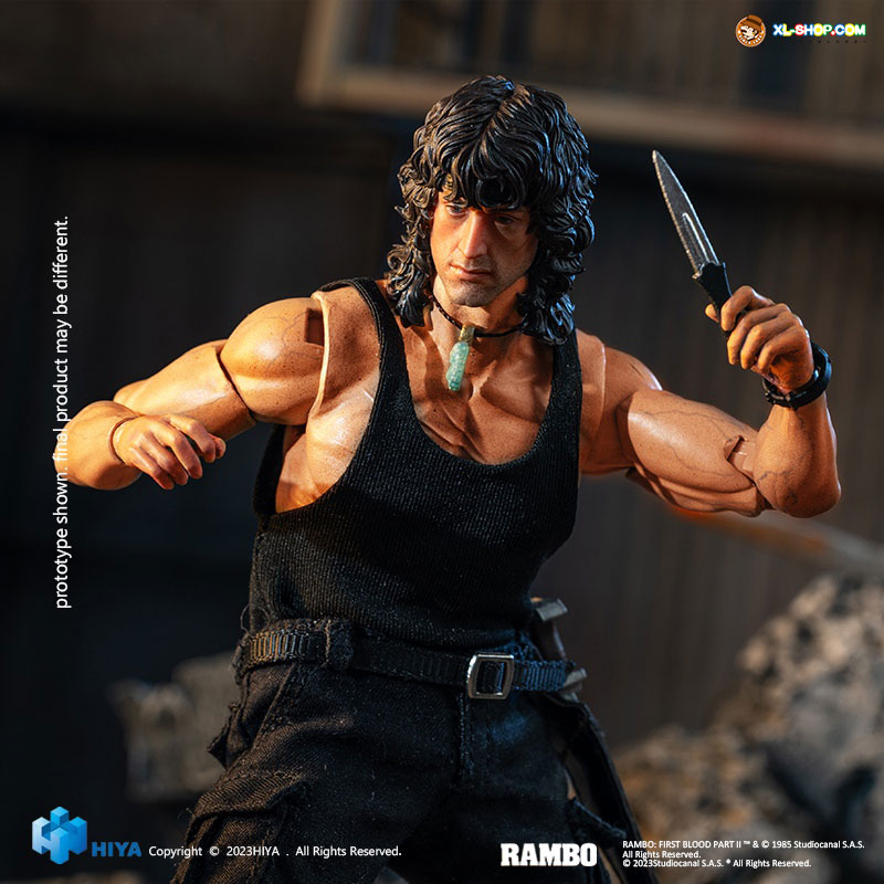 HIYA - ESR0100 - 1/12 First Blood 3 - Rambo (Ship Q2,2024)