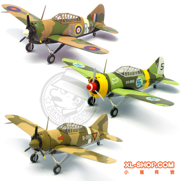 F-Toys - Wing Kit Collection Vol.9 - WWII Early Fighters [Box of 10]