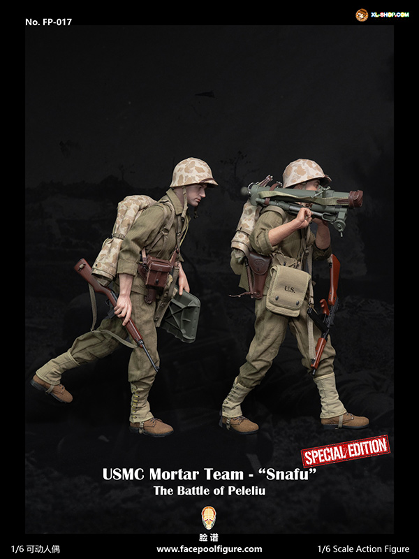 Facepoolfigure - FP017B - 1/6 USMC Mortar Team - Snafu Action Figure ...
