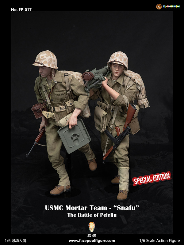Facepoolfigure - FP017B - 1/6 USMC Mortar Team - Snafu Action Figure ...