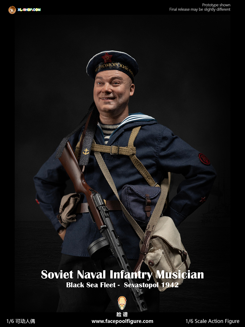 Facepoolfigure - FP021A - 1/6 Soviet Naval Infantry Musician Black Sea ...