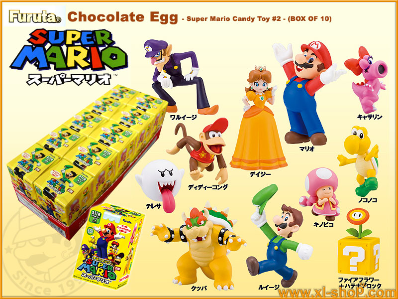Furuta - Chocolate Egg - Super Mario 2 - Candy Toy (Box of 10)
