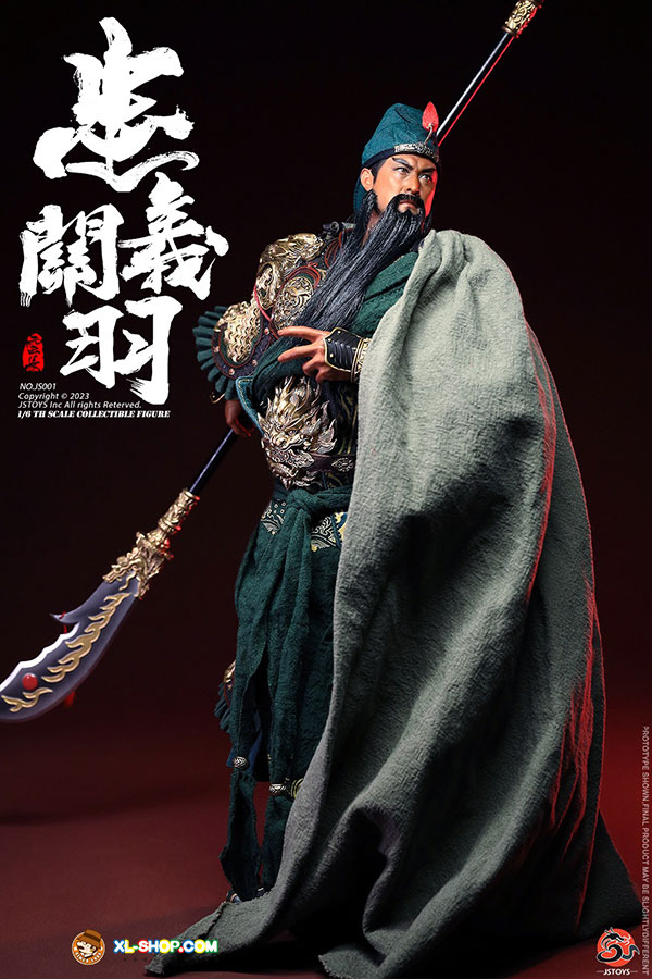 JIASHENG JSTOYS - 1/6 THREE KINDOMS - LOYAL & RIGHTEOUS GUAN YU YUCHANG ...
