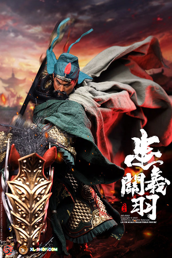 JIASHENG JSTOYS - 1/6 THREE KINDOMS - LOYAL & RIGHTEOUS GUAN YU YUCHANG ...