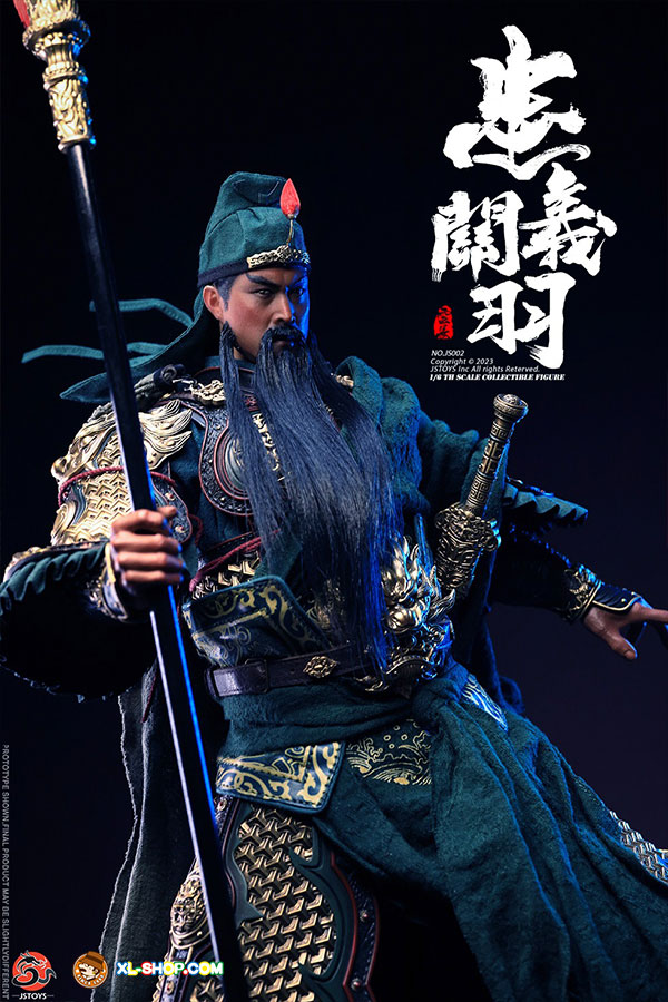 JIASHENG JSTOYS - 1/6 THREE KINDOMS - LOYAL & RIGHTEOUS GUAN YU YUCHANG ...