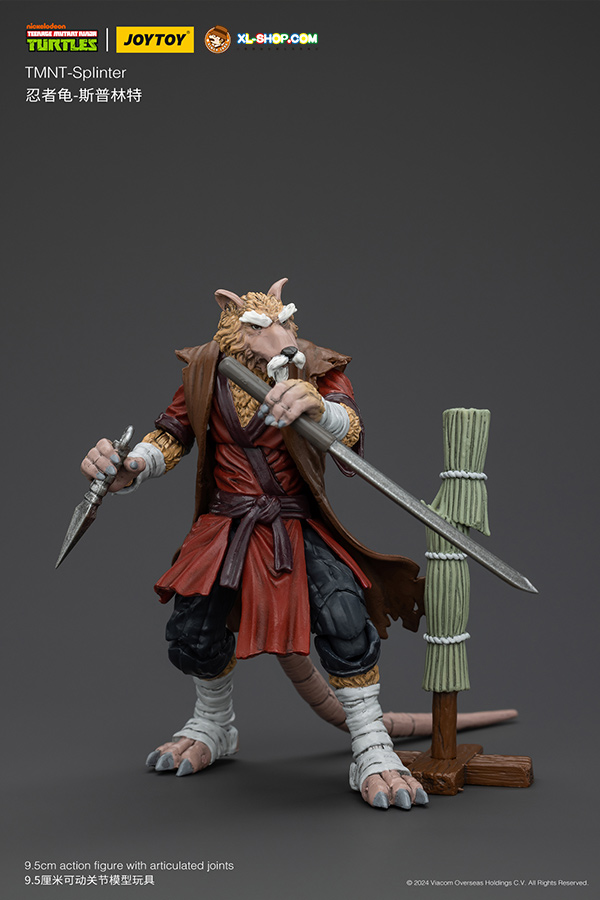 JOYTOY - JT00652 - 1/18 TMNT - Splinter (Ship Q2,2025)