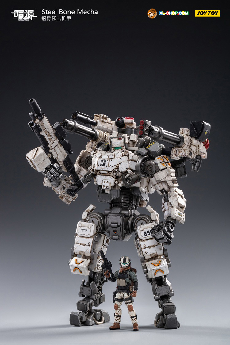 JOYTOY - JT0425 - 22cm Steel Bone Mecha (White)