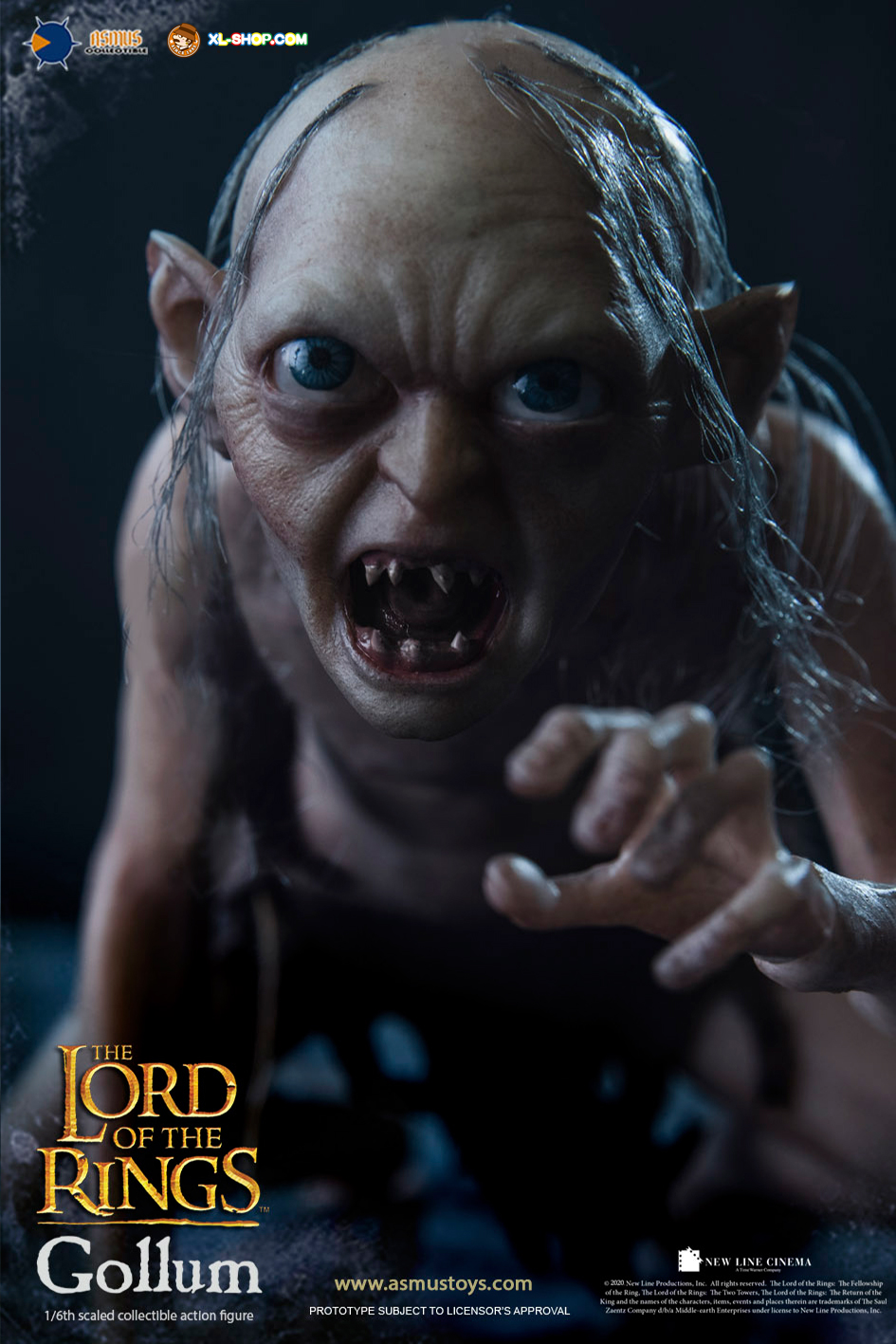 Asmus Toys - LOTR030G - 1/6 Gollum (Ship Q1 2022)