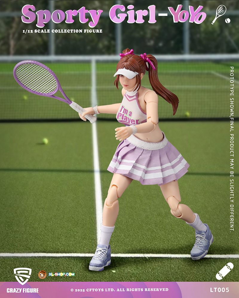 CRAZY FIGURE - LT005 - 1/12 Sport Girl - YOYO Action Figure (Ship Q3,2025)
